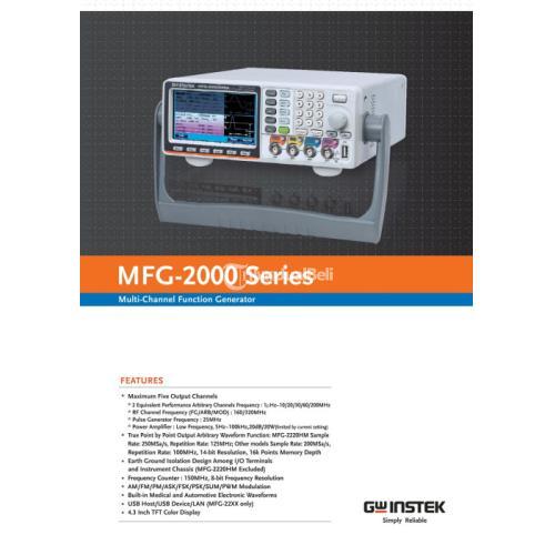 GW Instek MFGdi2230M 30MHz Dual Channel Arbitrary Function Generator di ...