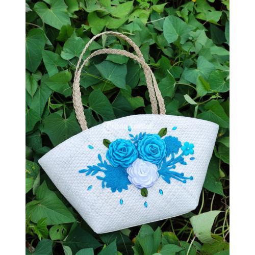Tas Pandan Bunga Tas Bunga Pandan Mukena di Gunung Kidul - Tribun JualBeli