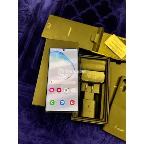 HP Samsung Note 10 Black 8/256GB Mulus Lengkap SEIN Bekas Normal di ...
