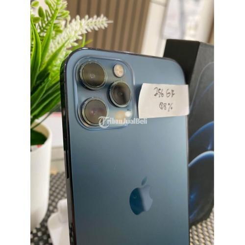 HP iPhone 12Pro 256GB Pasific Blue Fullset Bergaransi di Sleman - Tribun JualBeli