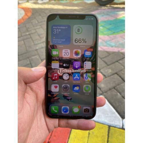 HP iPhone X 64 GB Bekas Siap Pakai Harga Terjangkau Warna Hitam di ...