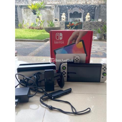 Konsol Nintendo Switch Oled OFW 64 GB + Zelda BOTW Bekas Normal Lengkap ...