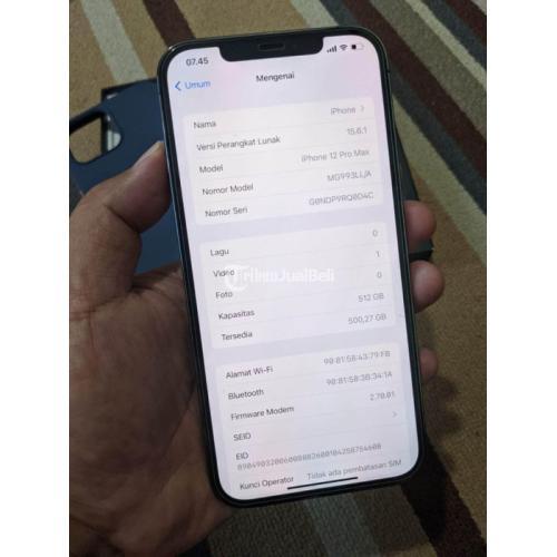 HP Apple iPhone 12 Promax 512GB Bekas Ex Inter Fullset Nominus di ...