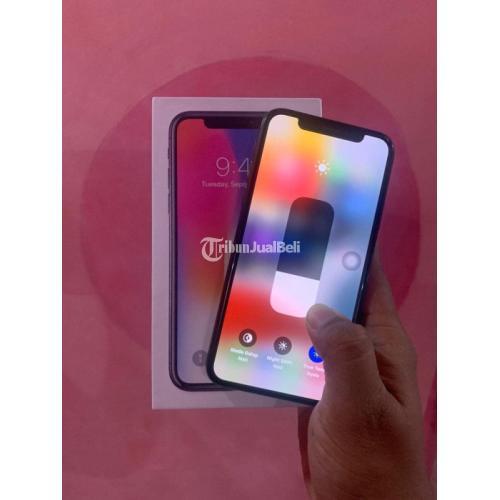 HP iPhone X 64 GB Bekas Warna Silver Fullset Siap Pakai Harga Nego di Malang - Tribun JualBeli