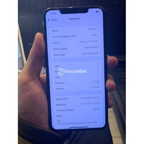 HP Apple iPhone 11 Promax 64GB Green Bekas Normal Mulus Fullset Siap ...