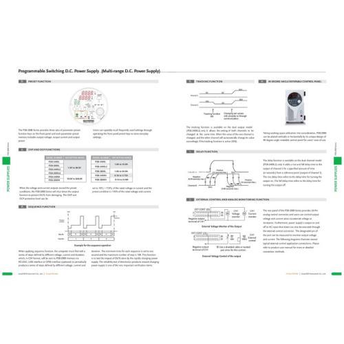 GW Instek PSBdi2800H 0di800V/0di6A/800W MultidiRange DC Power Supply di ...