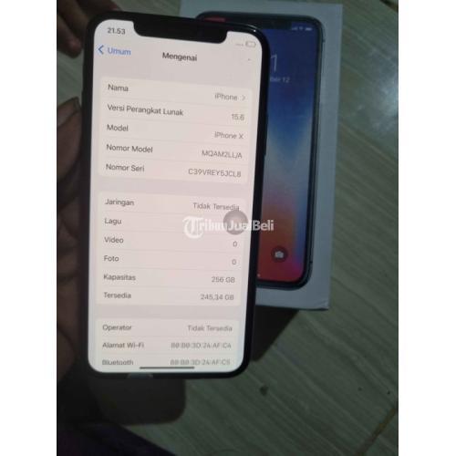 HP iPhone X 256 GB Bekas Seperti Baru Siap pakai Fullset di Yogyakarta - Tribun JualBeli