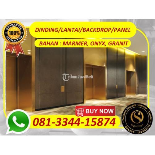 Pengrajin Custom Design Panel Dinding Marmer Lobby Rumah Sakit di Batu ...