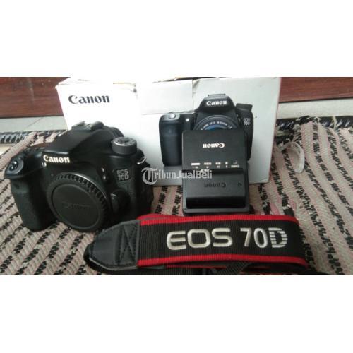 Kamera Canon 70D Body Only Bekas Fullset Box No Jamur Siap Pakai di ...