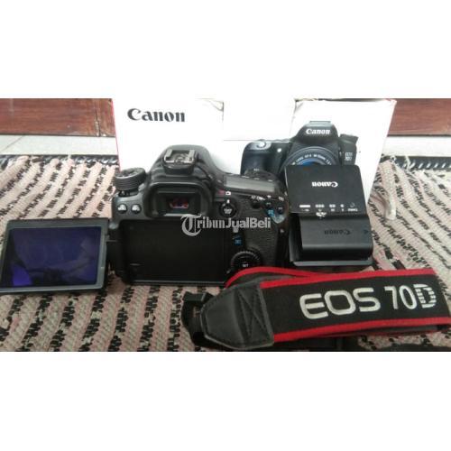 Kamera Canon 70D Body Only Bekas Fullset Box No Jamur Siap Pakai di ...