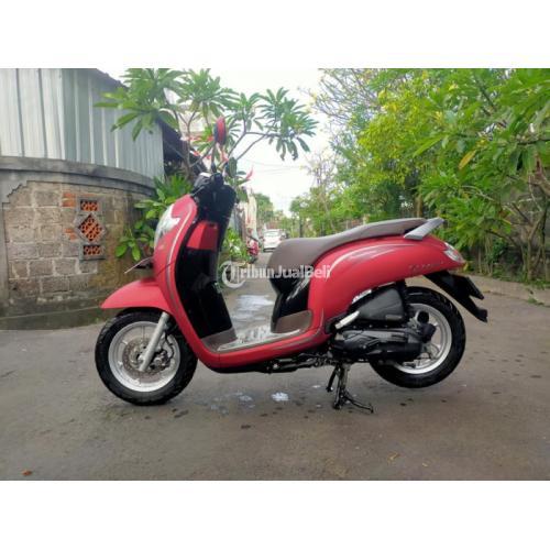 Motor Honda Scoopy 2018 Red Matte Seken Terawat Mesin Normal Bisa TT di ...