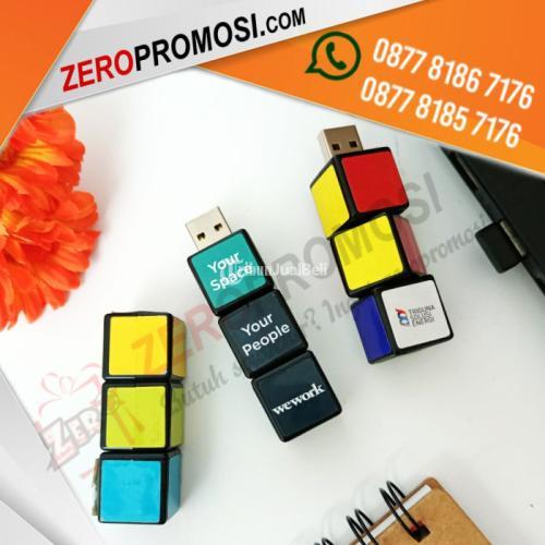 Souvenir Flashdisk Rubiks Unik Cetak Logo dan Design di Tangerang ...