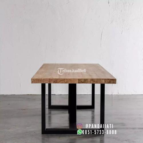Meja custom kayu jati terbaru - Tribun JualBeli