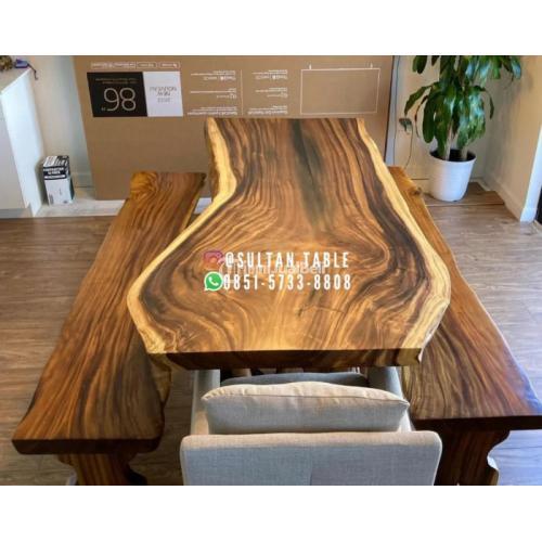 Meja Kayu Jati Minimalis Harga Terjangkau di Sukabumi Kota - Tribun ...