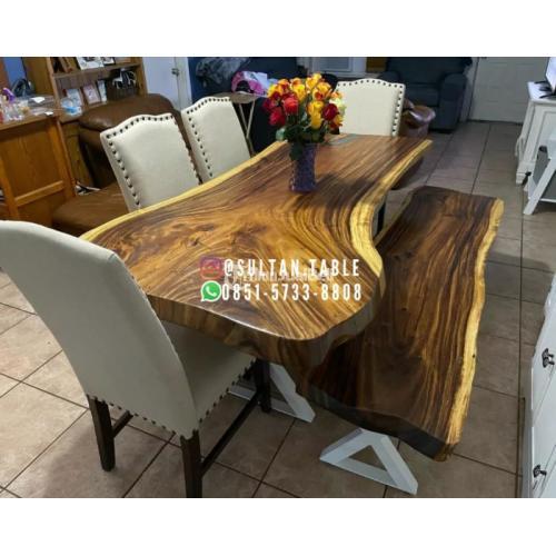 Meja Kayu Jati Minimalis Harga Terjangkau di Sukabumi Kota - Tribun ...