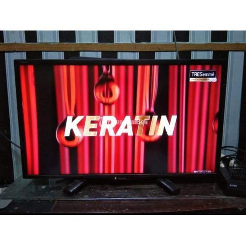 TV LED Sharp 24 Inch Bekas Mulus Normal Nominus Gambar Tajam Suara ...
