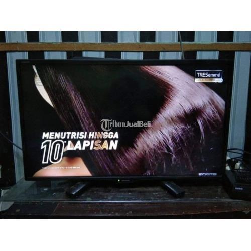 TV LED Sharp 24 Inch Bekas Mulus Normal Nominus Gambar Tajam Suara ...
