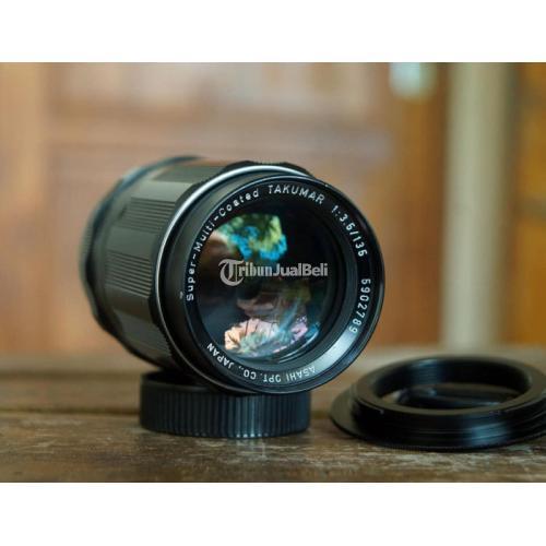 Lensa Manual Takumar Super 135mm F3.5 Mount M42 Seken No Jamur di Solo ...