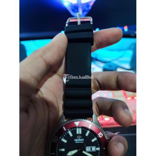 Jam Tangan Orient Mako RA AA0011B19B Black Dial Red Bezel Bekas Like ...