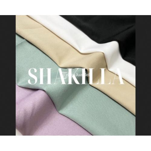 "Kain Shakila Sakila Samira Stretch Twill Premium Bahan Gamis Sakilla ...