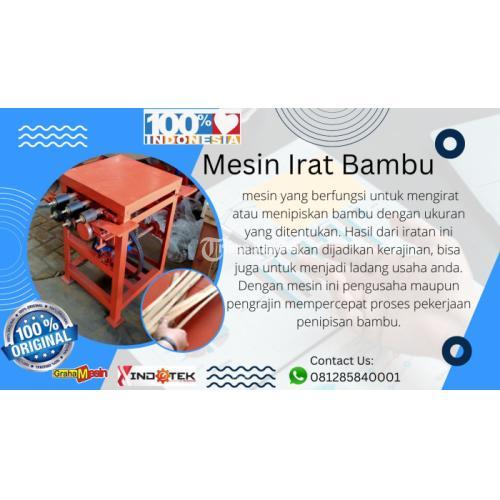 Mesin Irat Bambu Alat Penipis Bambu Kerajinan Anyaman di Malang ...