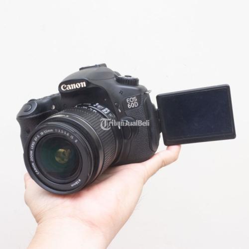 Kamera Canon EOS 60D Lensa Kit 18di55mm IS II Seken Murah Full HD di ...