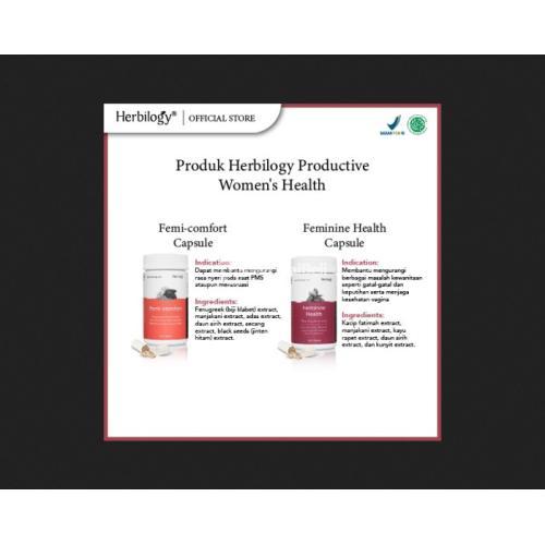 Paket Herbilogy Productive Women (Femi Comfort & Feminine Health) di ...