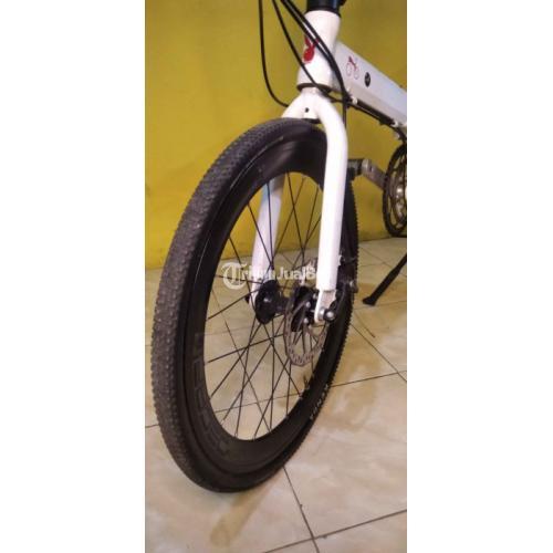 Sepeda Lipat Polygon Warna Hitam Putih Bekas Siap Pakai Harga ...