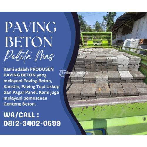 Pabrik Paving Block Warna Merah di Pasuruan - Tribun JualBeli