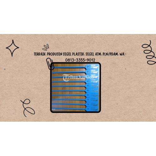 Produksi Segel Meter PLN/PDAM | Segel Double Lock Berkualitas di Kediri ...