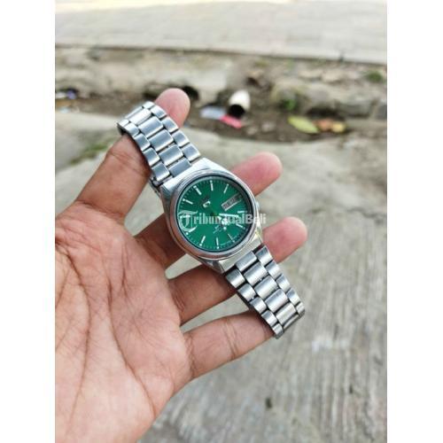 Jam Tangan Pria Seiko 5 7009 Green Dial Sports MOD Automatic Bekas ...