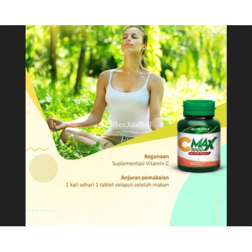 C MAX 1000 NUTRIMAX ISI 30 TABLET VITAMIN IMUN DAYA TAHAN TUBUH ...