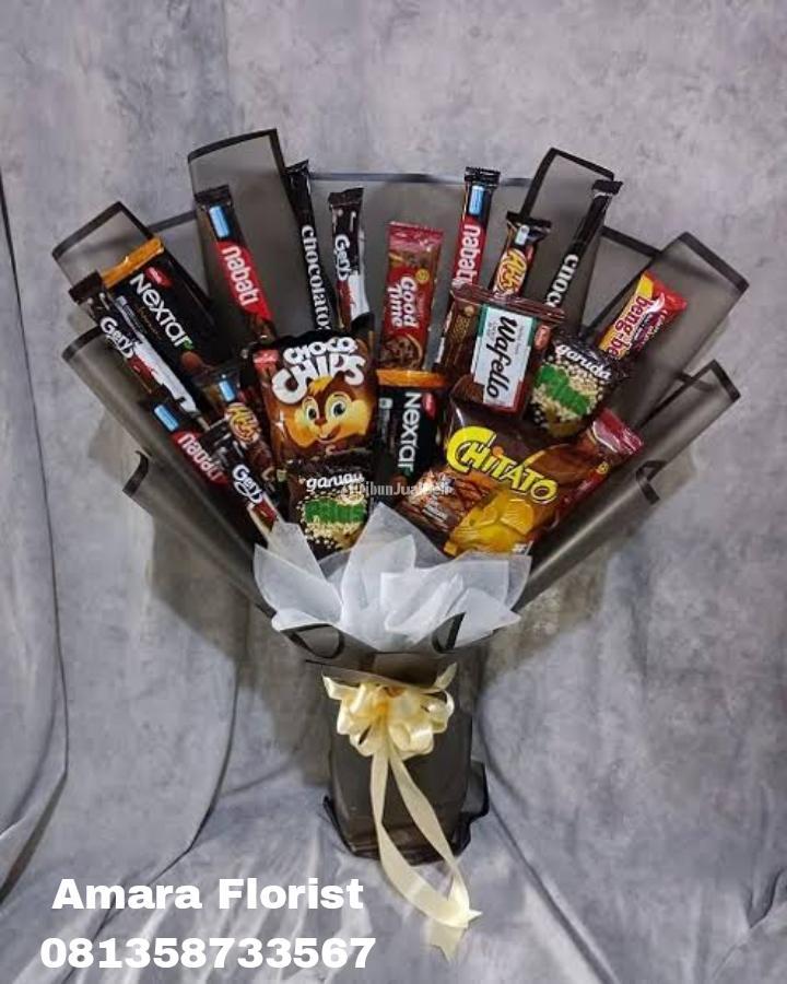 Buket Snack Amara Florist Harga Terjangkau di Sleman - Tribun JualBeli