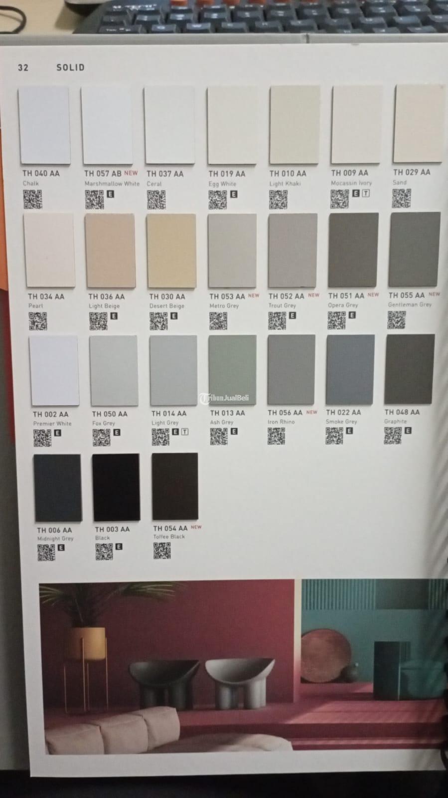 Taco hpl putih solid glossy sidoarjo - Tribun JualBeli