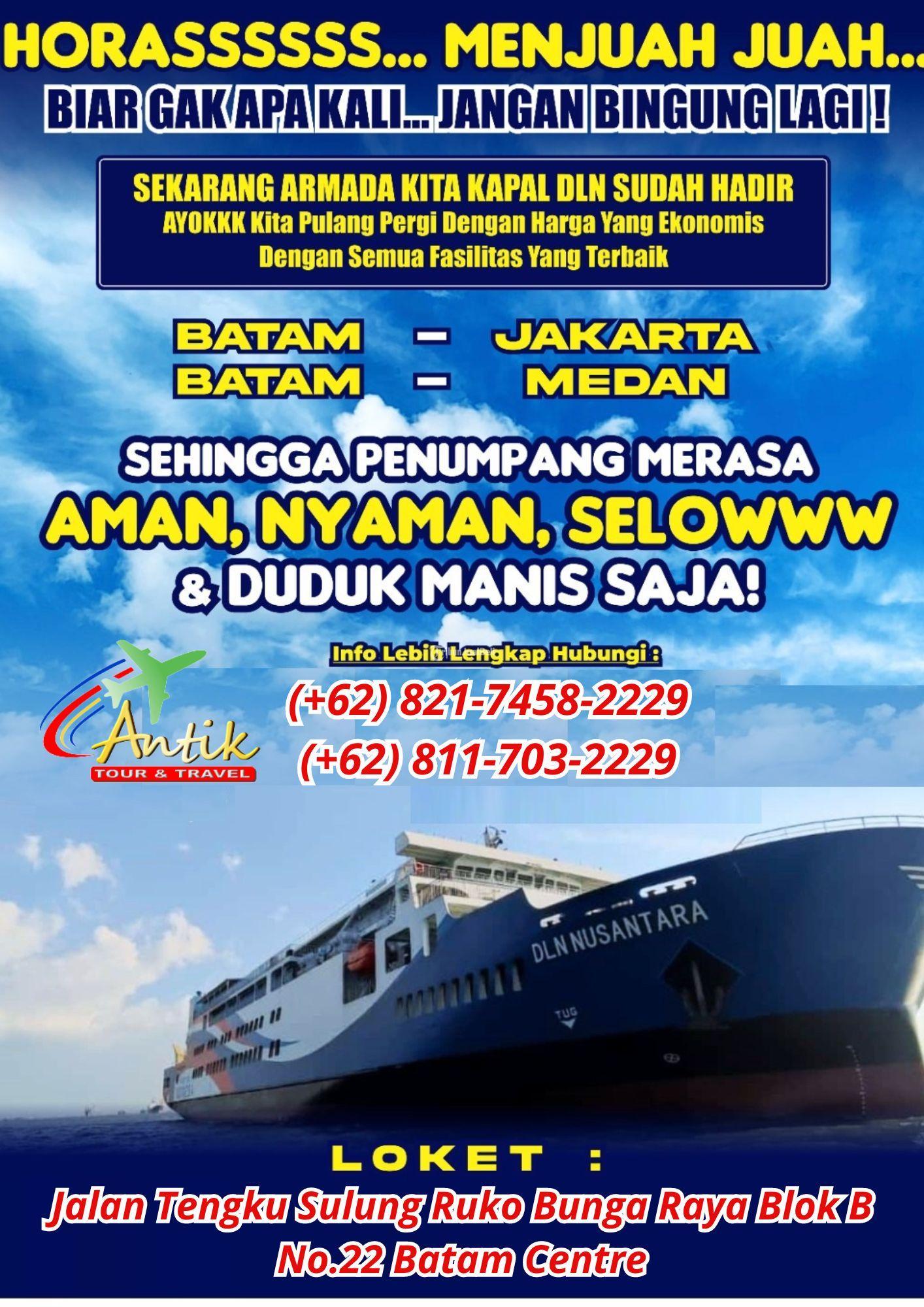 Tiket Kapal Damai Lautan Nusantara Kendaraan Dan Penumpang di Batam - Tribun JualBeli