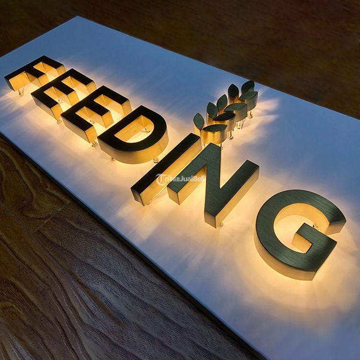 Huruf Timbul Stainless Purwokerto untuk Tanda atau Logo di Banyumas ...