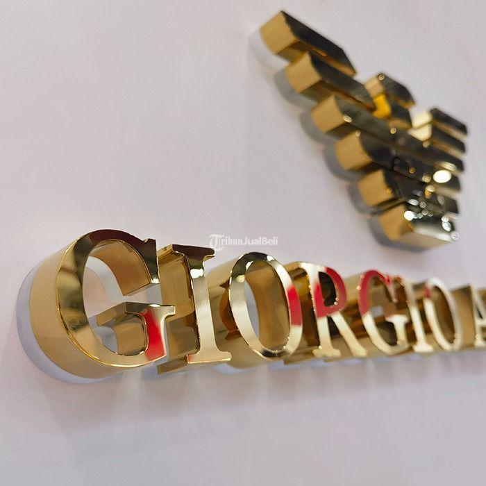 Huruf Timbul Stainless Purwokerto untuk Tanda atau Logo di Banyumas ...