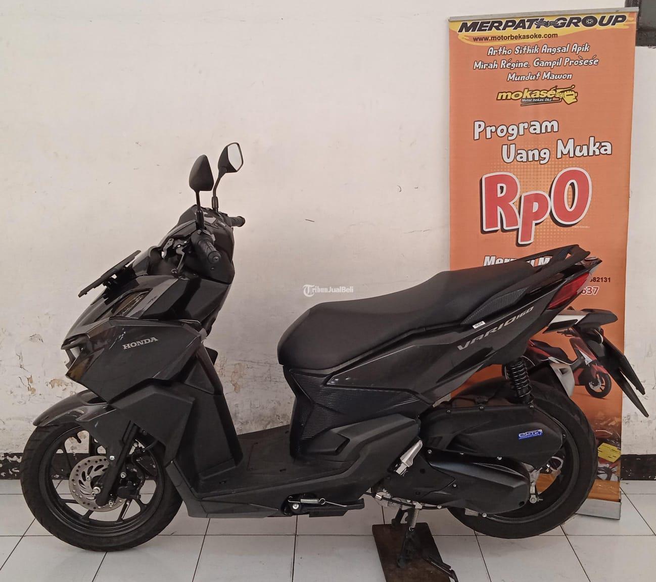 Motor Honda Vario 160 Bekas Tahun 2022 Siap Pakai Warna Hitam di Sleman - Tribun JualBeli
