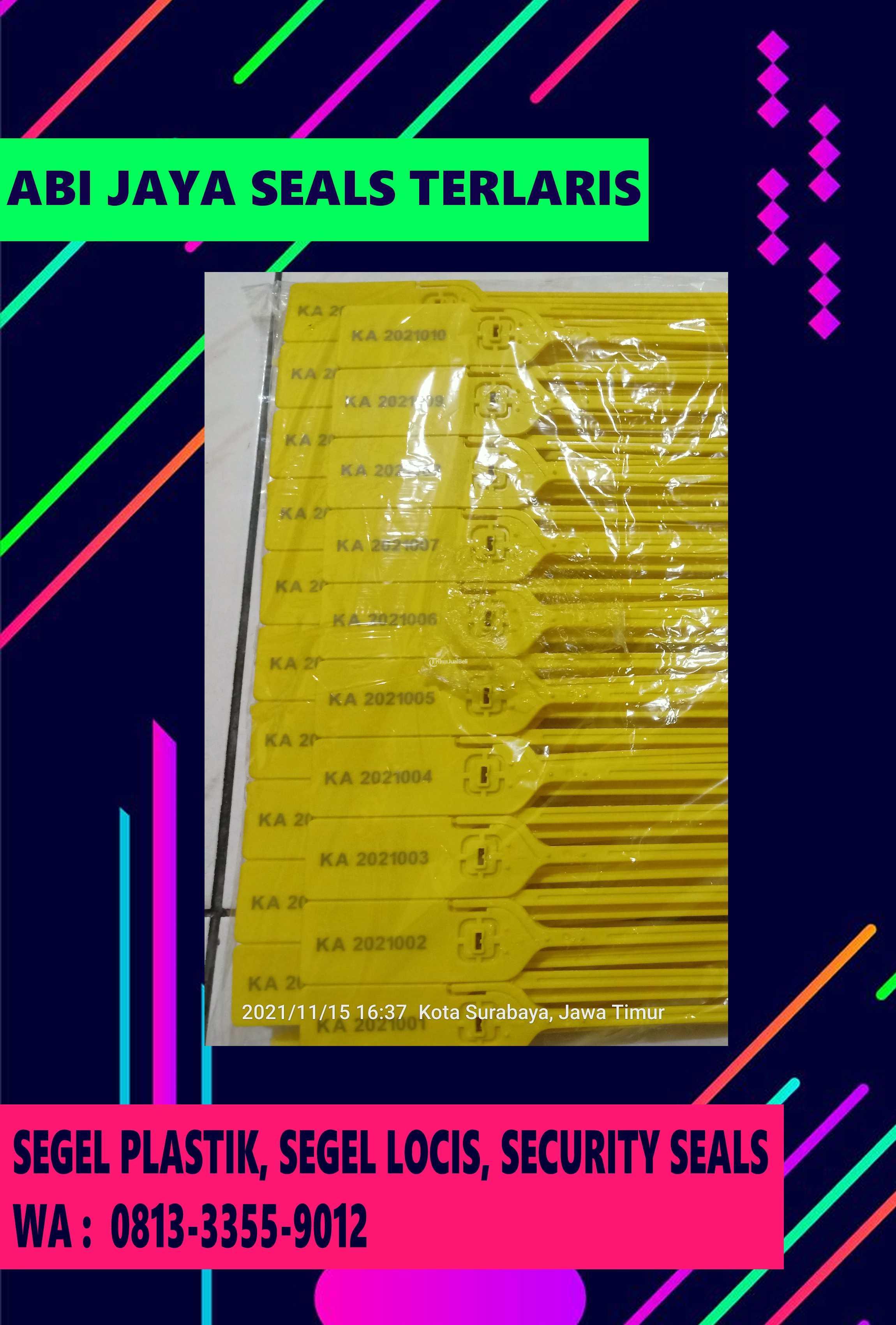 Distributor Segel Plastik Segel Locis di Simalungun - Tribun JualBeli