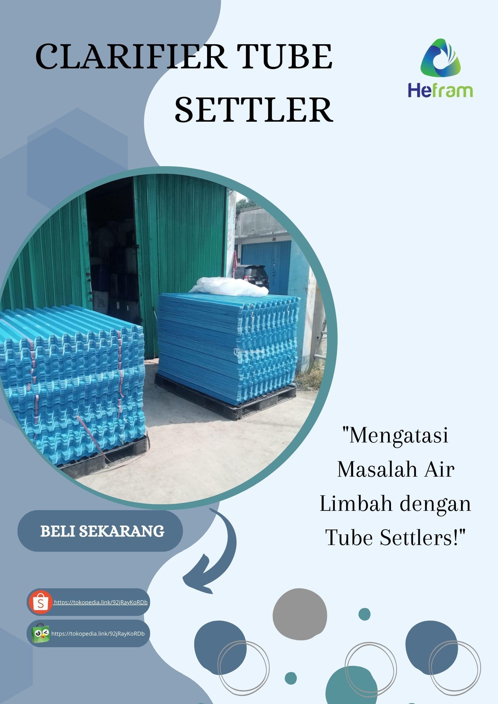 Clarifier Tube Settler Sistem Canggih di Bogor - Tribun JualBeli