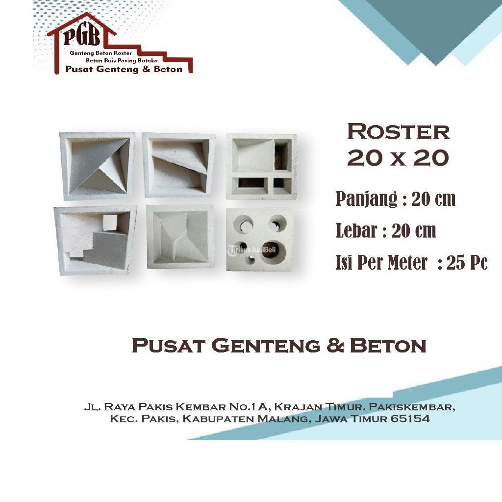 Roster Loster Beton Ukuran 20X20 di Malang - Tribun JualBeli