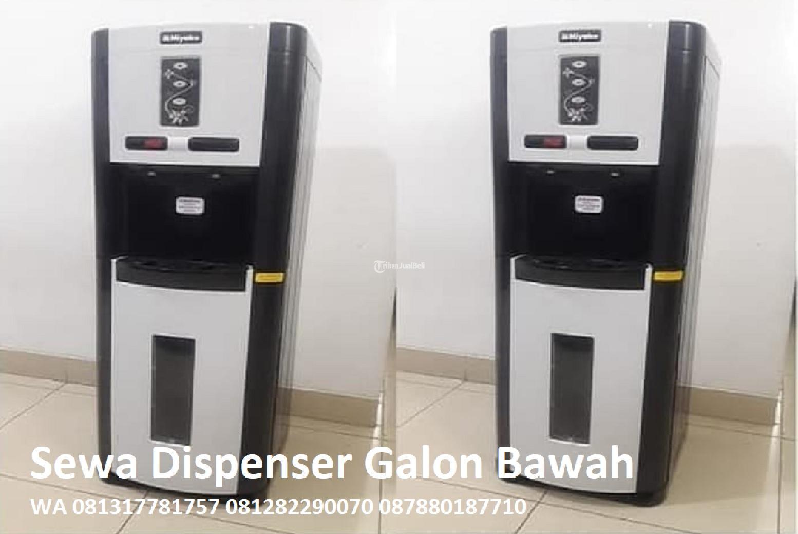 Sewa Dispenser Galon Bawah Merek Miyako Terdiri 2 Kran Panas Dingin di ...