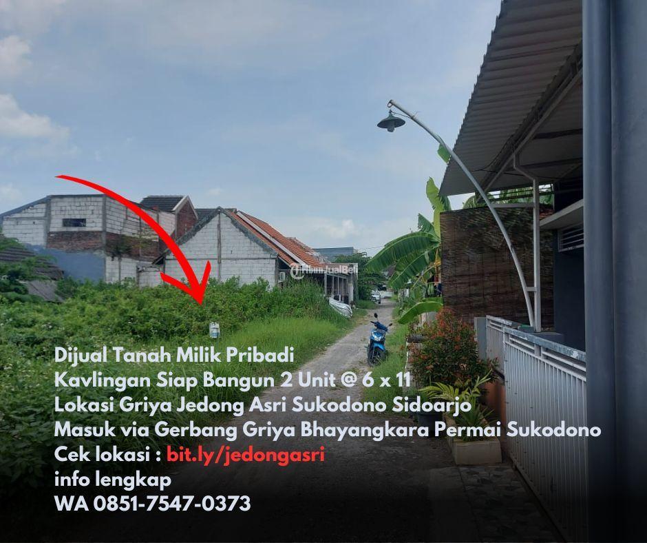 Jual Tanah Pribadi Sukodono 6x11 ada 2 unit Griya Bhayangkara Permai Sukodono di Sidoarjo ...