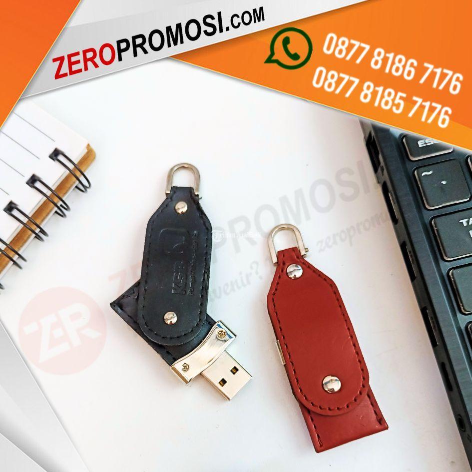 Souvenir Flashdisk Kulit Leather FDLT23 Custom Logo di Tangerang ...