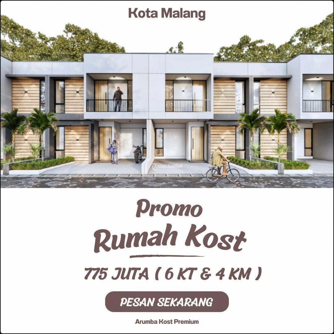 Jual Rumah 6 Kamar Di Tunggulwulung 775 Juta SHM IMB di Malang Kota ...