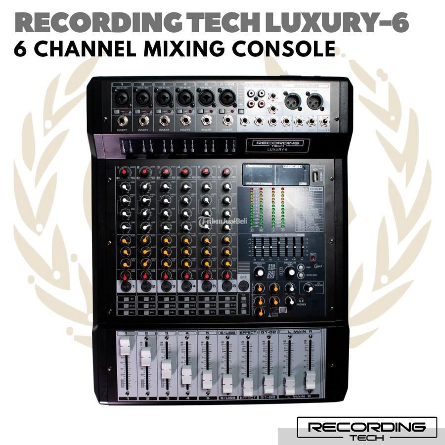Recording Tech Luxury 6 Mixing Console Audio Mixer 6 Channel Luxury 6 ...