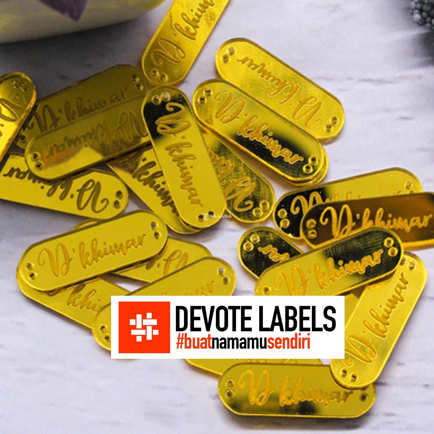 Label Pakaian Akrilik Cantik Terlihat Mewah di Bekasi - Tribun JualBeli