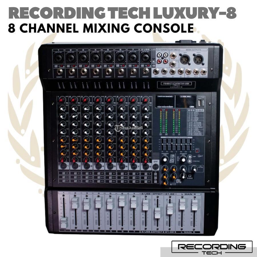 Recording Tech Luxury 8 Mixing Console Audio Mixer 8 Channel Luxur di ...
