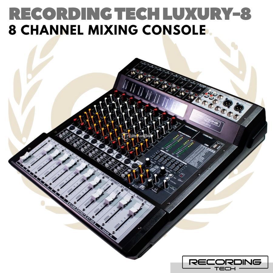 Recording Tech Luxury 8 Mixing Console Audio Mixer 8 Channel Luxur di ...