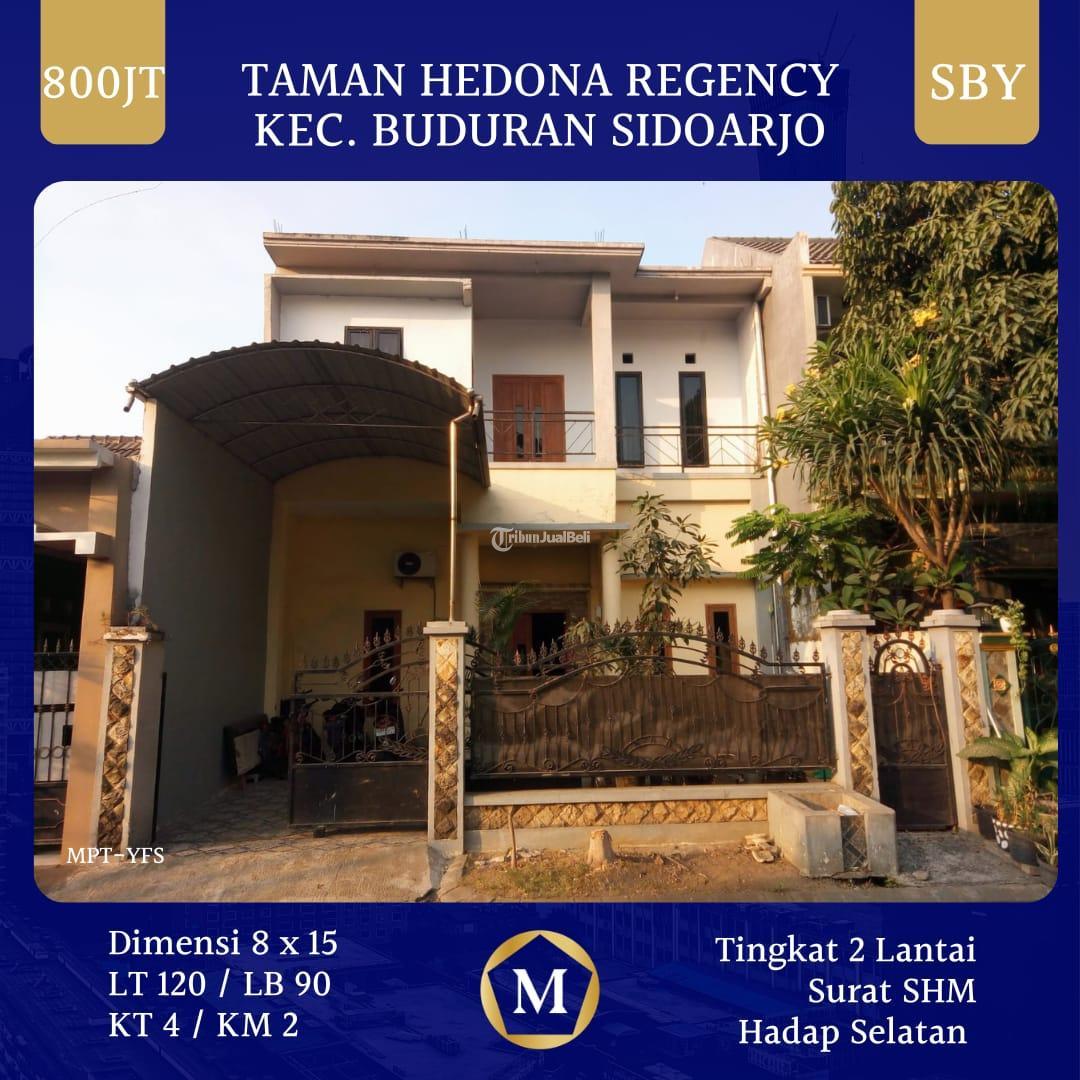 Dijual Rumah LT 120m2 LB 90m2 SHM Hadap Selatan Taman Hedona Regency di Sidoarjo - Tribun JualBeli